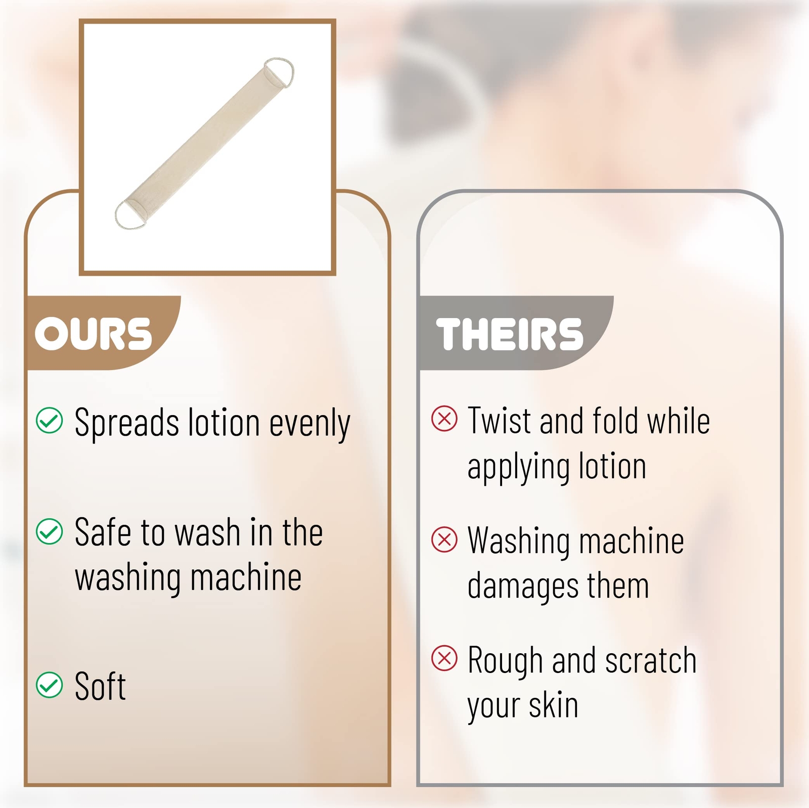 Slick- Lotion Applicator for Your Back - Easy Application of Lotions ...