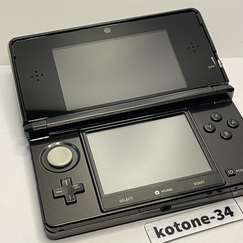 Nintendo 3DS Cosmo Black Console Used *Japanese ver. *PLEASE READ ...
