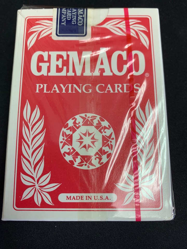 Gemaco Playing Cards -Casino Quality- LOT of 6 SEALED-NOT CANCELLED ...