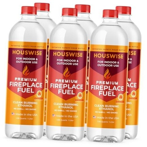Bio Ethanol Fireplace Fuel 6 x 1 Liter - Bioethanol Fuel Tabletop Fire Pit, 860009928541| eBay