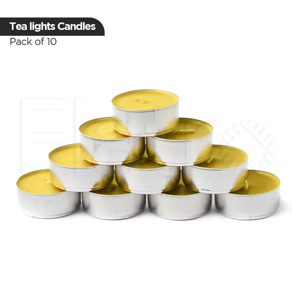 Tealight Citronella Nightlight Scented Smokeless Tea Lights Candles 4 ...