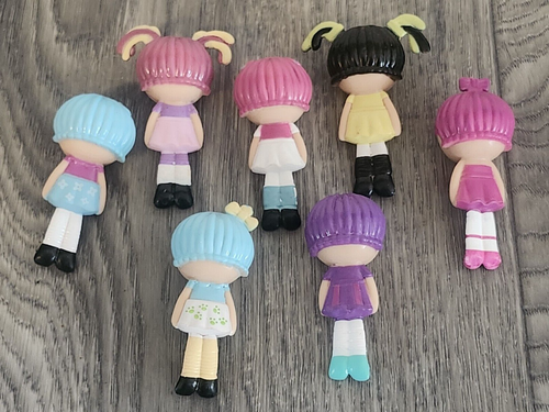 Flip Zee Girls Mini Dolls Lot of 7 Figures | eBay