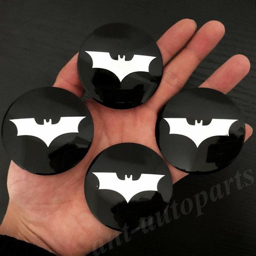 4x 56mm Batman Dark Knight Car Wheel Center Hub Cap Badge Emblem Decal ...