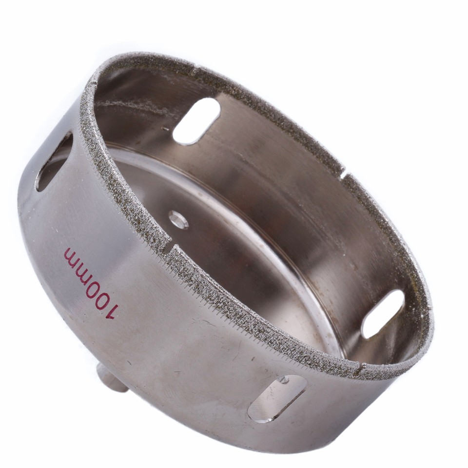 100 mm 4" inch Diamond Hole Saw Granite Drill Bit Coated Masonry ...