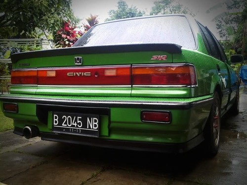 for Honda Civic EF2 Sedan 4dr Sir SH4 EF3 EF Wing Flush Ducktail ...