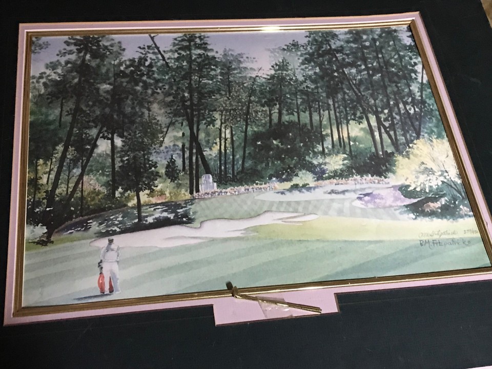 Augusta's No.10 Hole by Paula (P.M.) Fitzpatrick Ltd Ed. Signed ...