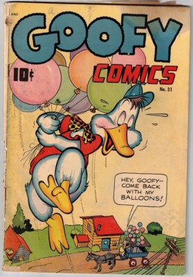 GOOFY COMICS # 31 (ANIMATED CARTOONS) (1949) LYNN KARP art - FRAZETTA ...