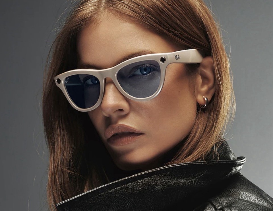 Ray-Ban Skyler SmartGlasses, Meta AI, Chalky Grey, Transition Lenses ...