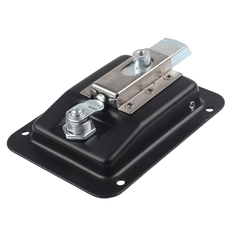 Ergonomic Grip Black Powdercoated Paddle Handle Lock Latch for Toolbox ...