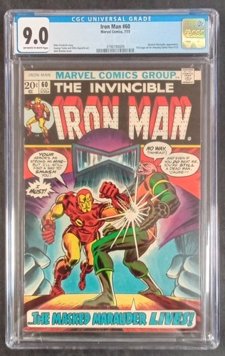 Iron Man #60 Marvel Comics 1973 CGC VF/NM 9.0 | eBay
