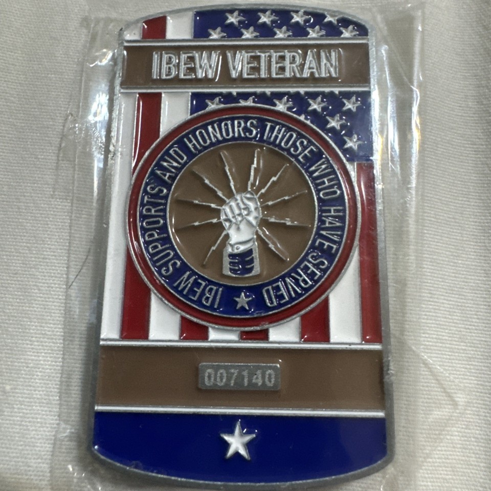 IBEW Veteran Challenge Coin / Medallion Local 7625 | eBay