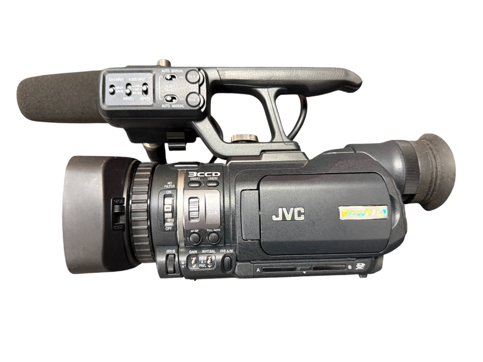 JVC GY-HM150E 3CCD Pro HD SD compact handheld camcorder | eBay UK