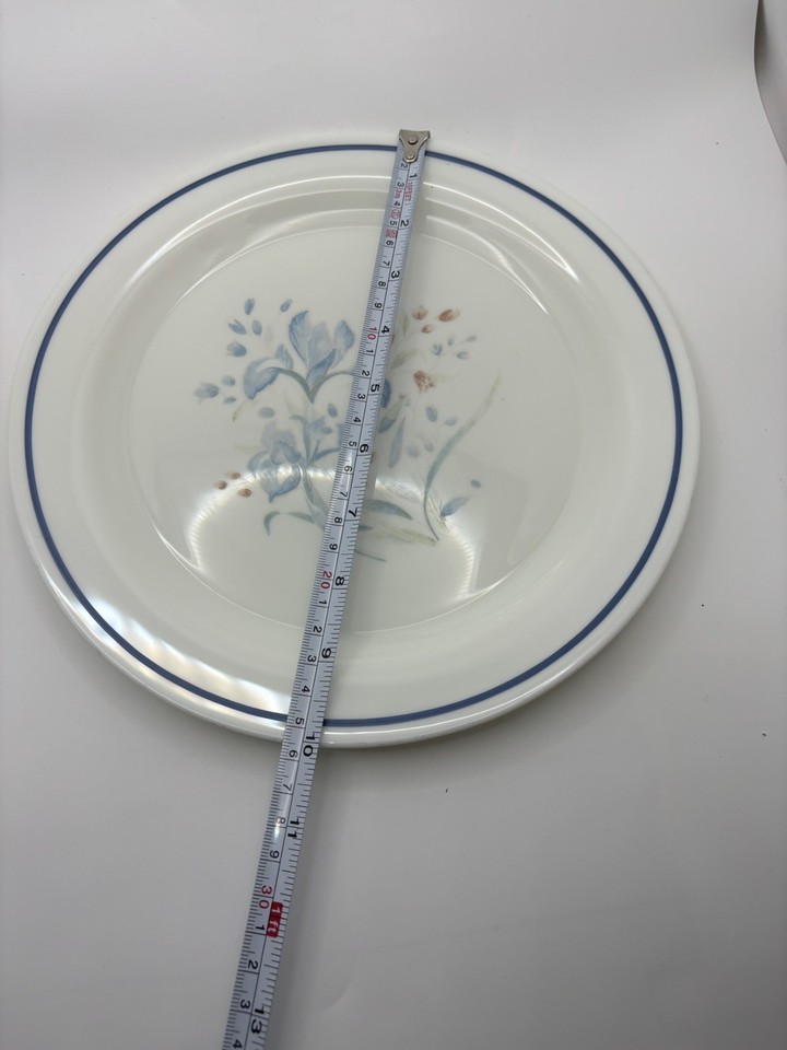Vintage Pyrex Blue Iris Dinner Plate 25cm diameter | eBay UK