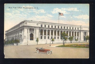 View of New Post Office Building USPS Washington DC Vintage Unused ...