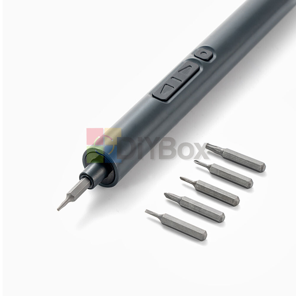 Mini Rechargeable Cordless Electric Screwdriver Drill Bits Set Power ...
