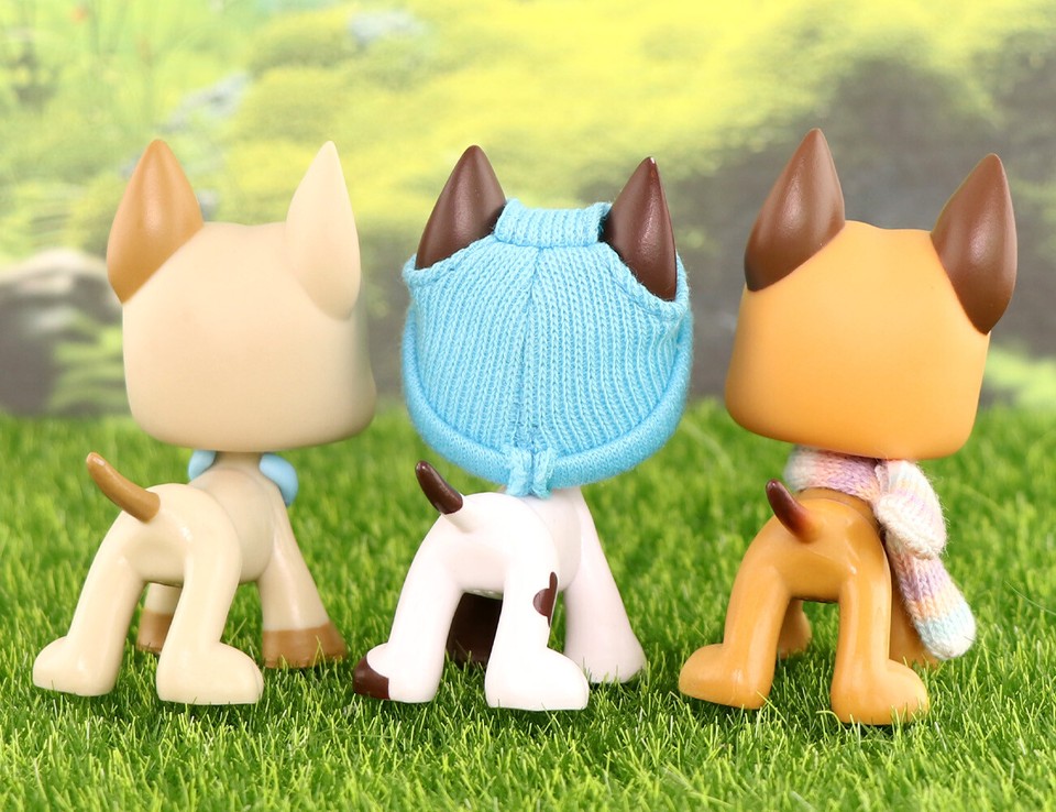 3PCS Mini Shop Pet Figure LPS Toys Great Dane Dog 244 577 1647 with ...