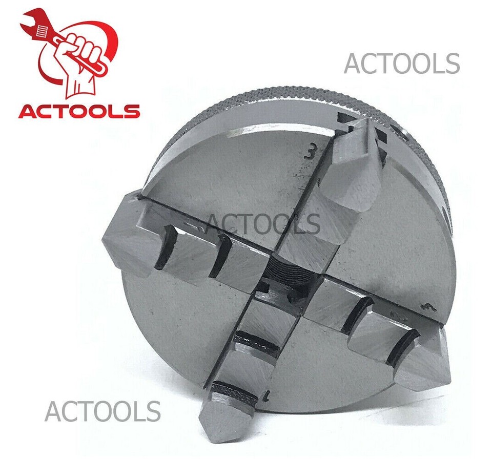Lathe Mini Chuck 4Jaw 65mm Self Centering Reversible 2-1/2" Inch M14x1 ...