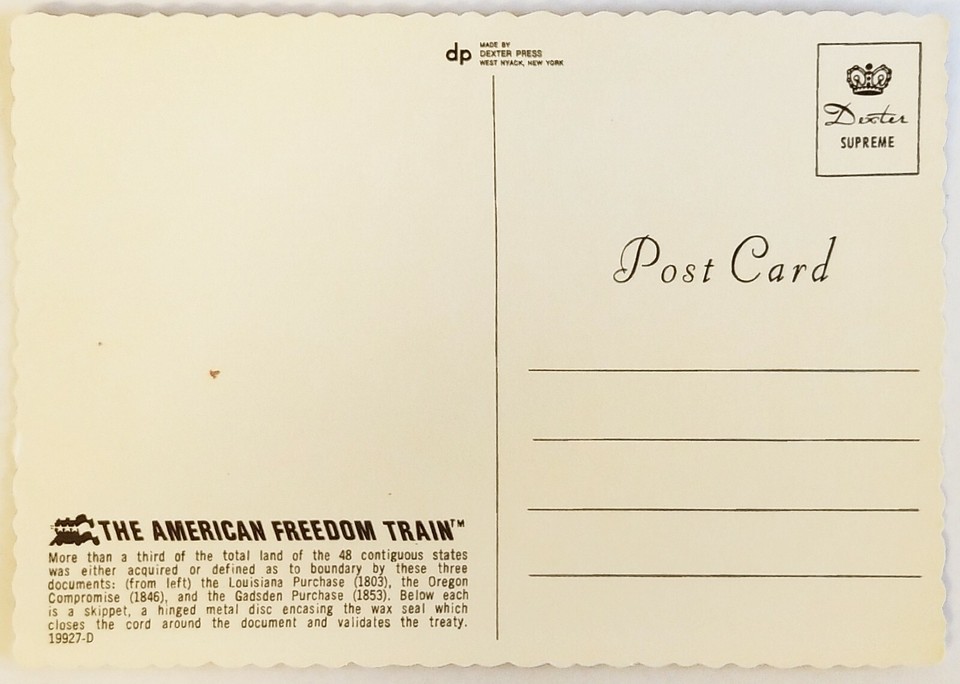 Louisiana Purchase Oregon Compromise Gadsden Skippets Postcard | eBay