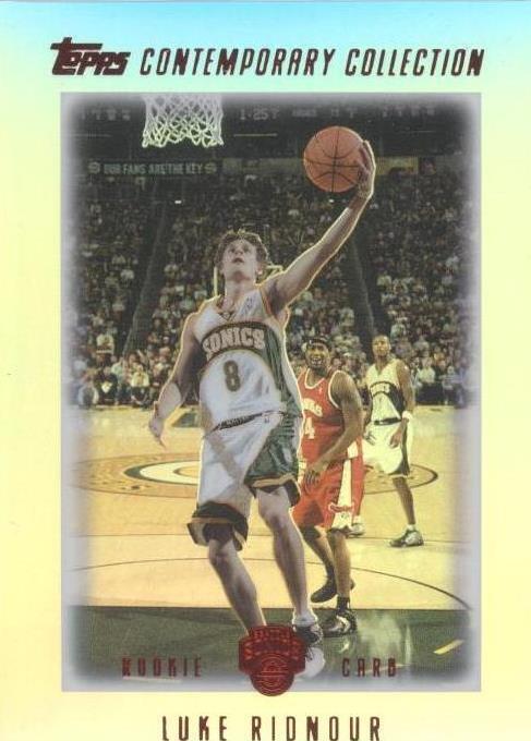 2003-04 Topps Contemporary Collection - Luke Ridnour #9 Red /225 (RC ...