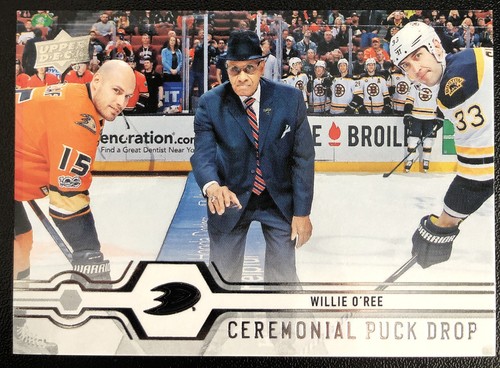 2019-20 Upper Deck Ceremonial Puck Drop Willie O’Ree CPD-7 | eBay