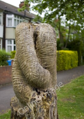 Photo 6x4 Tree sculpture, Hull Kingston upon Hull Carved tree stump at ...