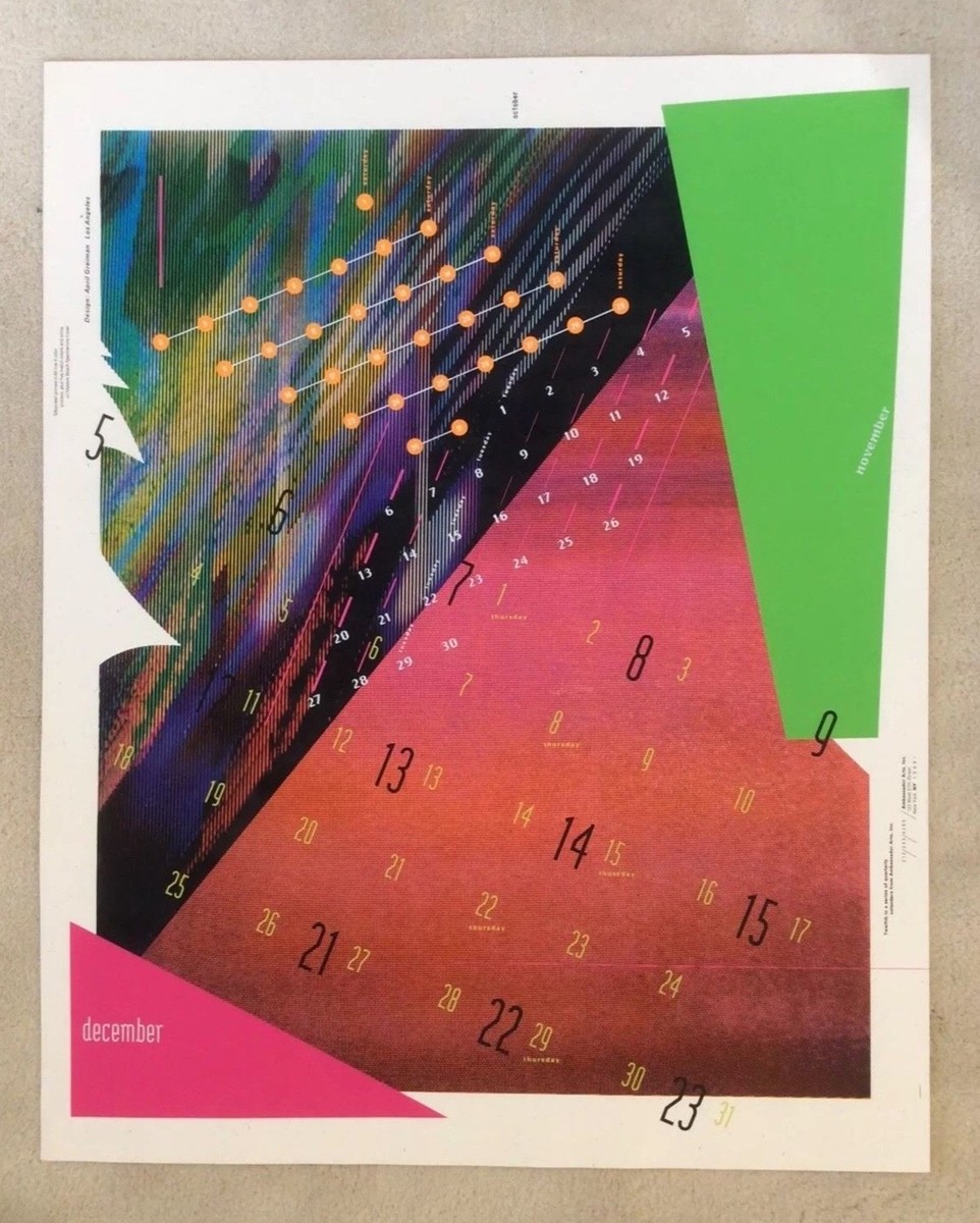 April Greiman Poster Famous Designer Informational Poster | By Gary