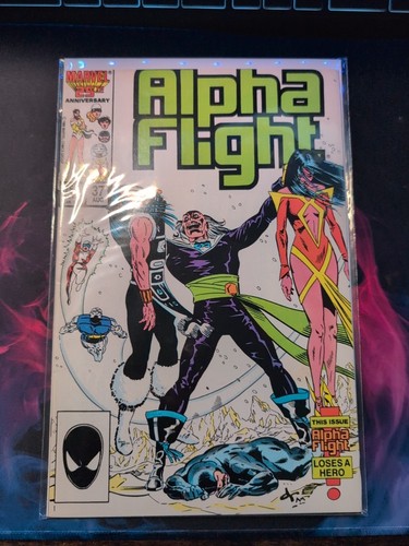 ALPHA FLIGHT VOL. 1 #37 (1986) Marvel Comics - 1st Print NM B&B | eBay.de