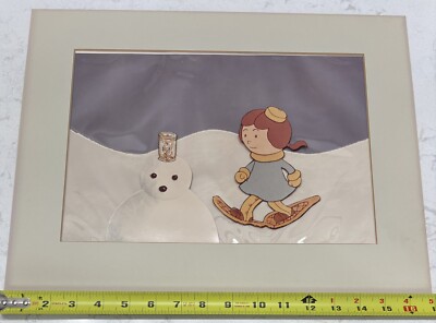 Animation Cel of a girl and snowman. “Madeline” | eBay