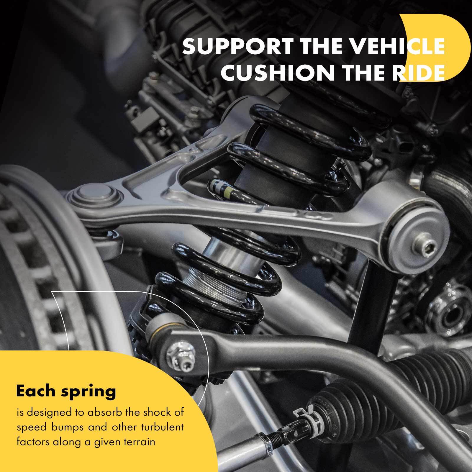 A-Premium Front Side Suspension Coil Springs for BMW E90 E93 335d 335i ...