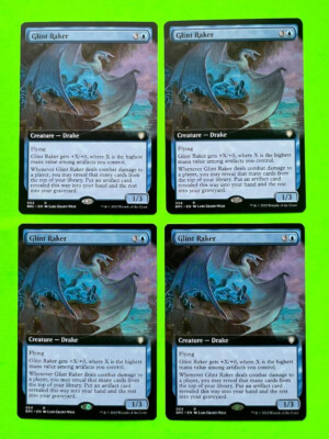 MTG The Brothers' War ( Glint Raker ) Rare Extended Art #054 X4 | eBay