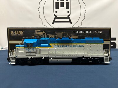 K-line Delaware & Hudson #4318 GP39-2 Diesel Engine w/ Railsounds K2422 ...