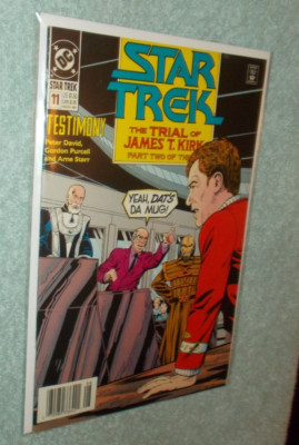 STAR TREK # 11 VG- DC COMICS 1990 SPOCK KIRK NEWSSTAND | eBay