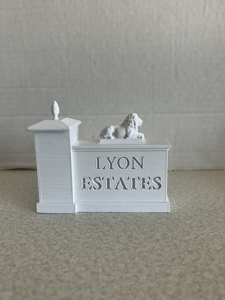 Back to the Future - "Lyon Estates" Monument Set - 3D Printed | eBay