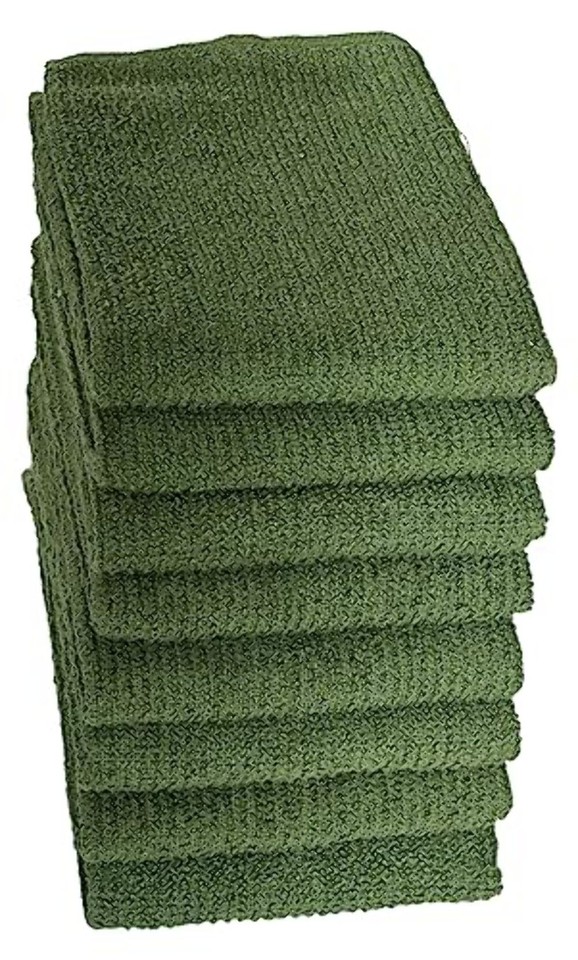 8 Pack, 100% Cotton Bar Mop Kitchen Cleaning Dish Cloth, Dish Towel ...