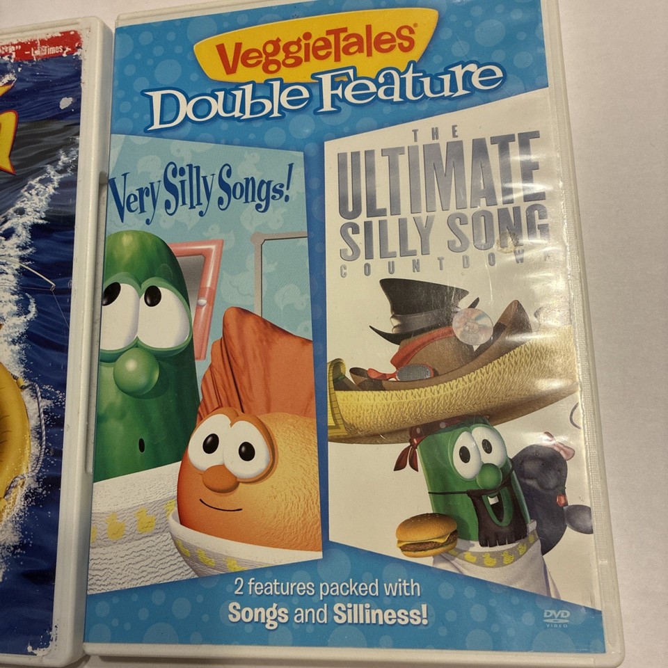 Two VEGGIETALES DVDS** JONAH**double Feature- VERY SILLY SONGS! ** THE ...