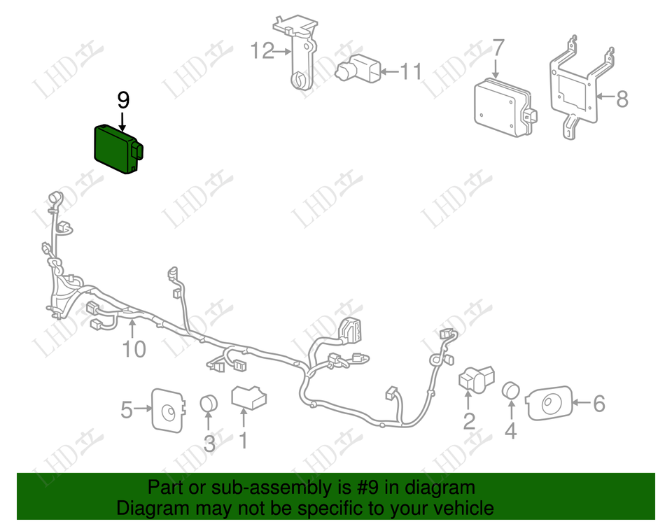 New 84112235 For Cadillac Chevrolet 2014-2019 Blind Spot Module Sensor ...