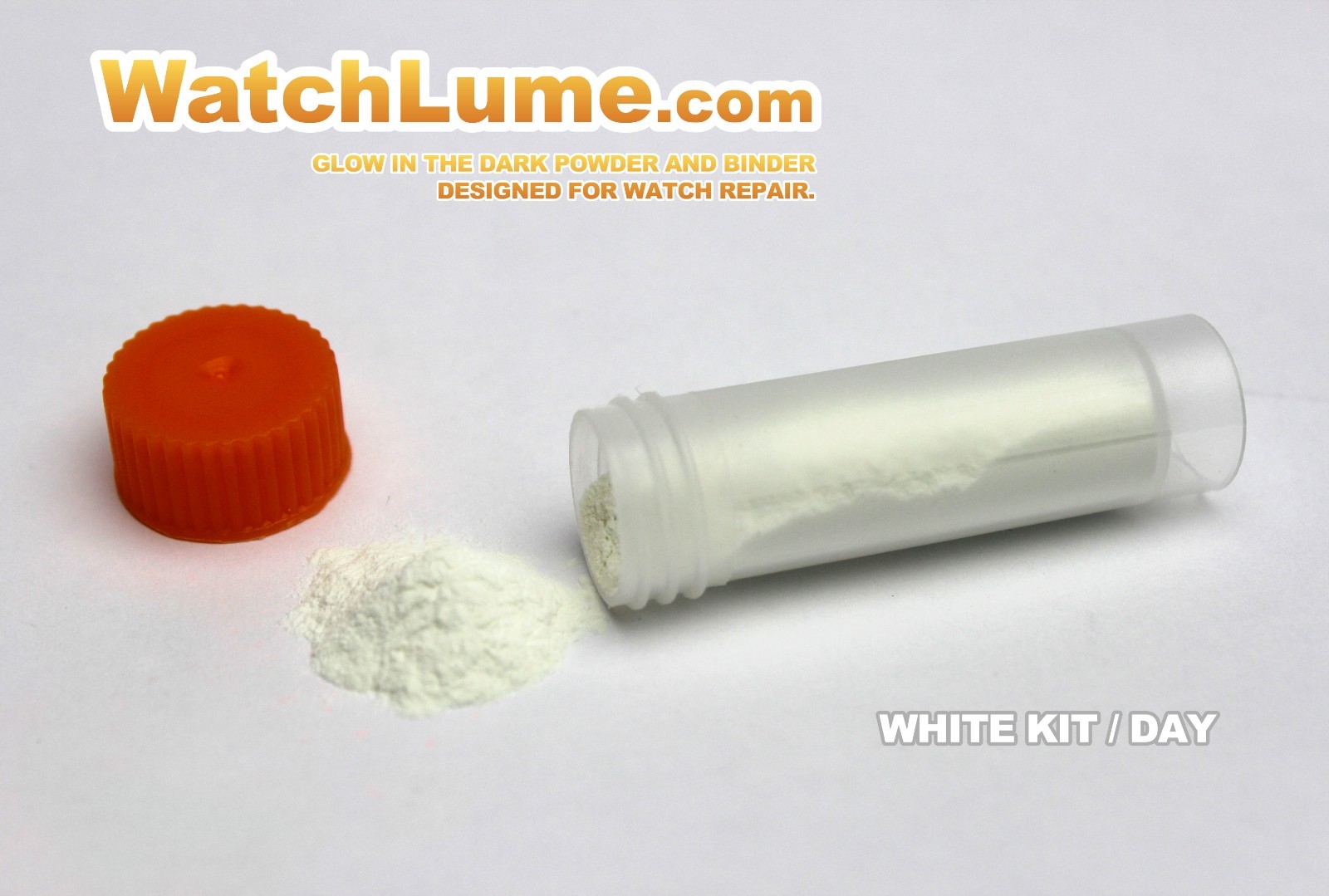 WHITE WATCH LUME LUMINOUS PASTE KIT GLOW IN THE DARK DIY LUME FOR WATCH ...