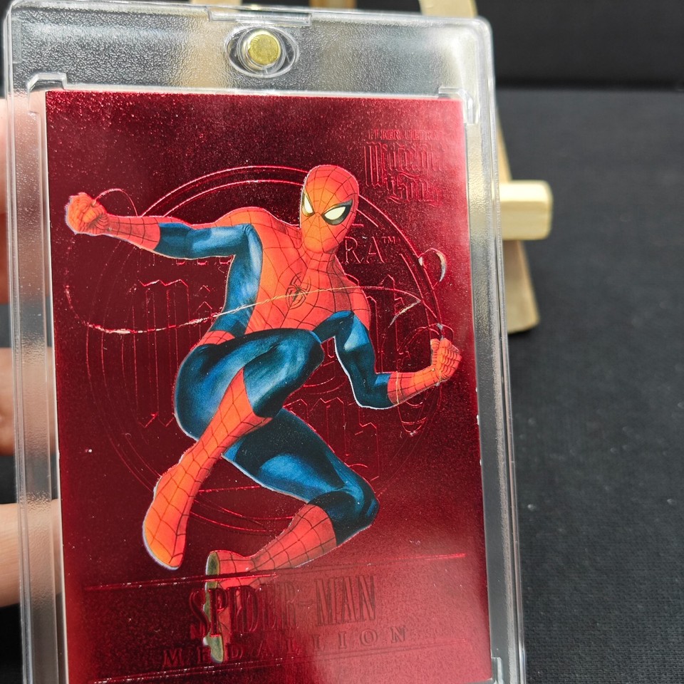 2023 Marvel Fleer Ultra Midnight Sons Spider-Man Ruby Medallion /50 #M ...