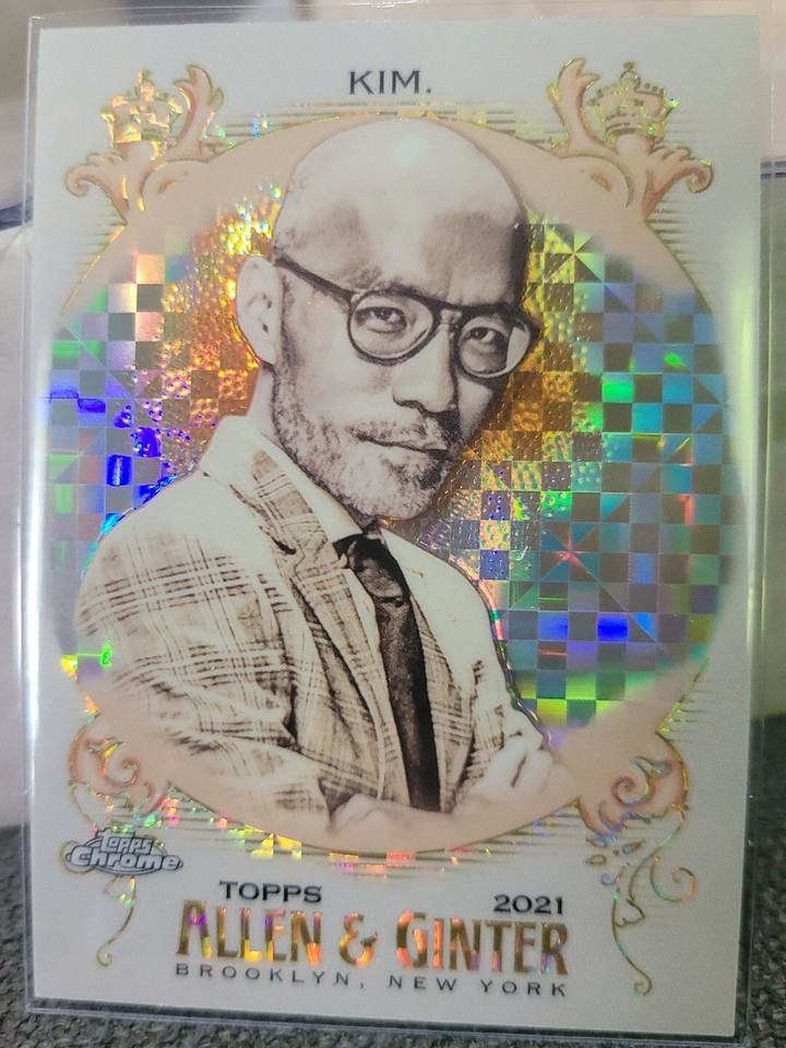 2021 Topps Allen & Ginter Chrome Daniel Kim X-Fractor CASE HIT!! SSP ...