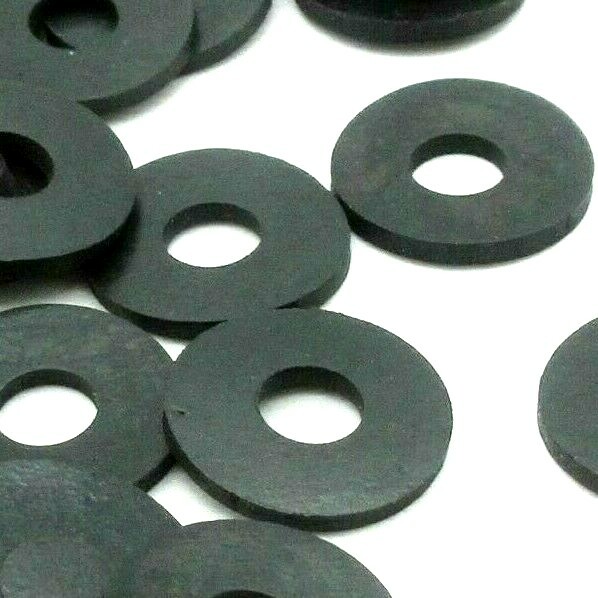 6mm Automotive Grade Rubber Flat Washers 6mm ID X 16mm OD X 1.6mm Thick ...