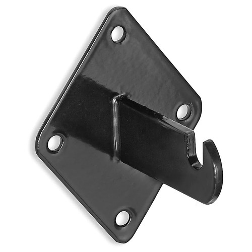 Gridwall Wall Mount Bracket - Grid Panel Mounting Brackets - Black - 3 Pieces | eBay
