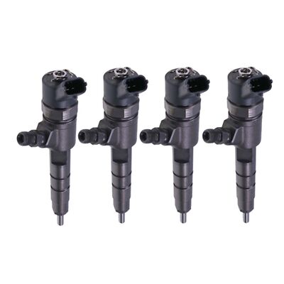4pcs Fuel Injectors 0445110463 129A00-53100 For Yanmar 3TNV88C 4TNV88C ...