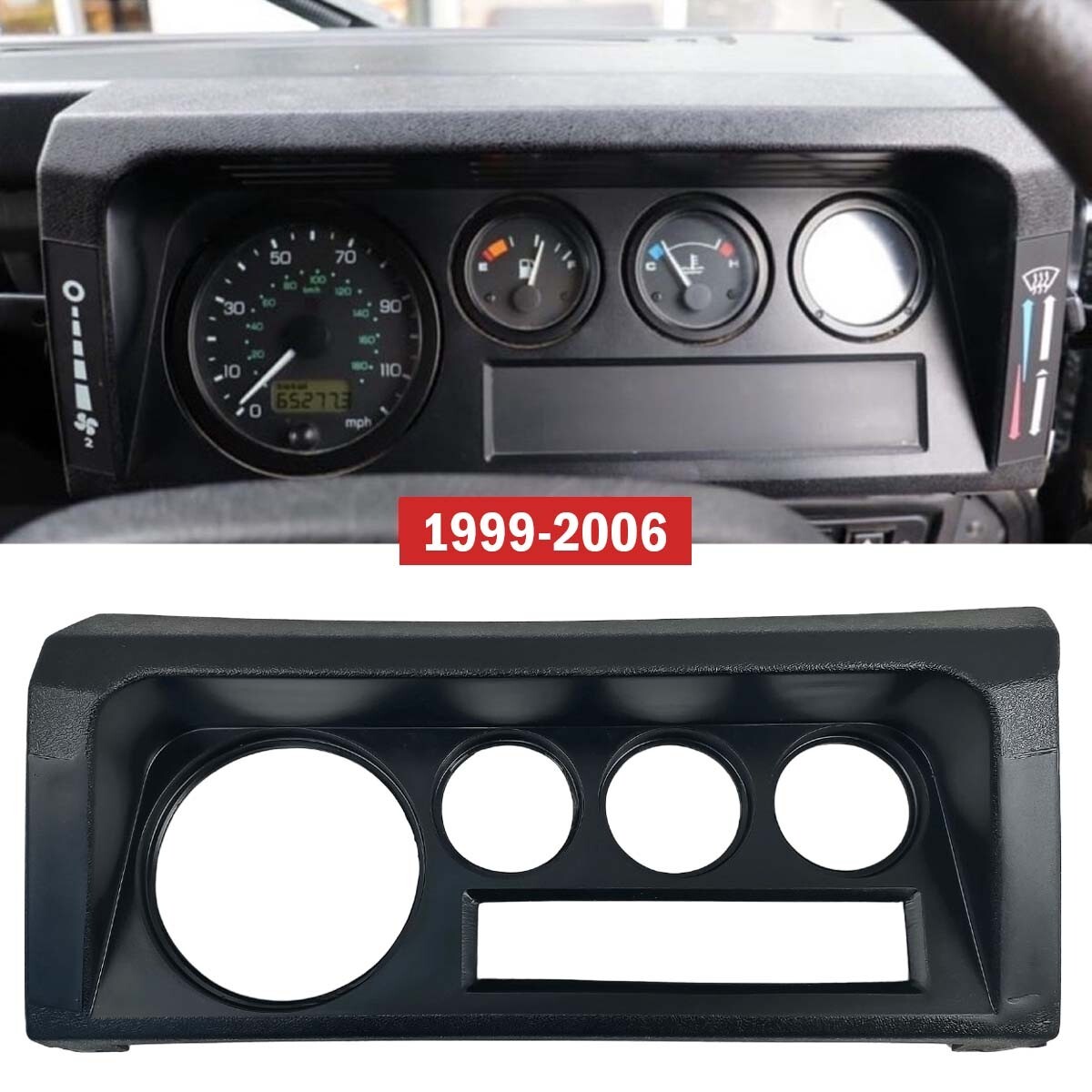 Fiberglass Front Dash Clock Surround For Land Rover Defender 90 110 ...