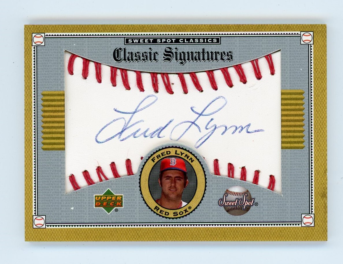 2002 Upper Deck Sweet Spot Classics - Classic Signatures #S-FL Fred ...