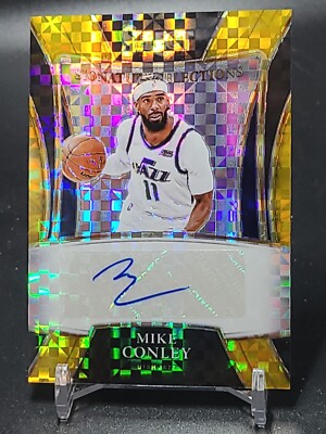 Mike Conley 2021/22 Select Signatures Gold Auto /10 Jazz RARE SSSSP | eBay
