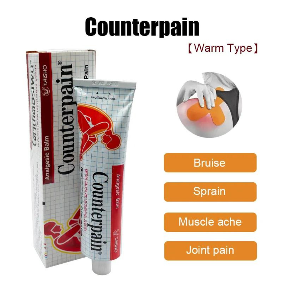 1 X Counterpain Analgesic Balm 120g Relieves Muscular Aches and Pain ...