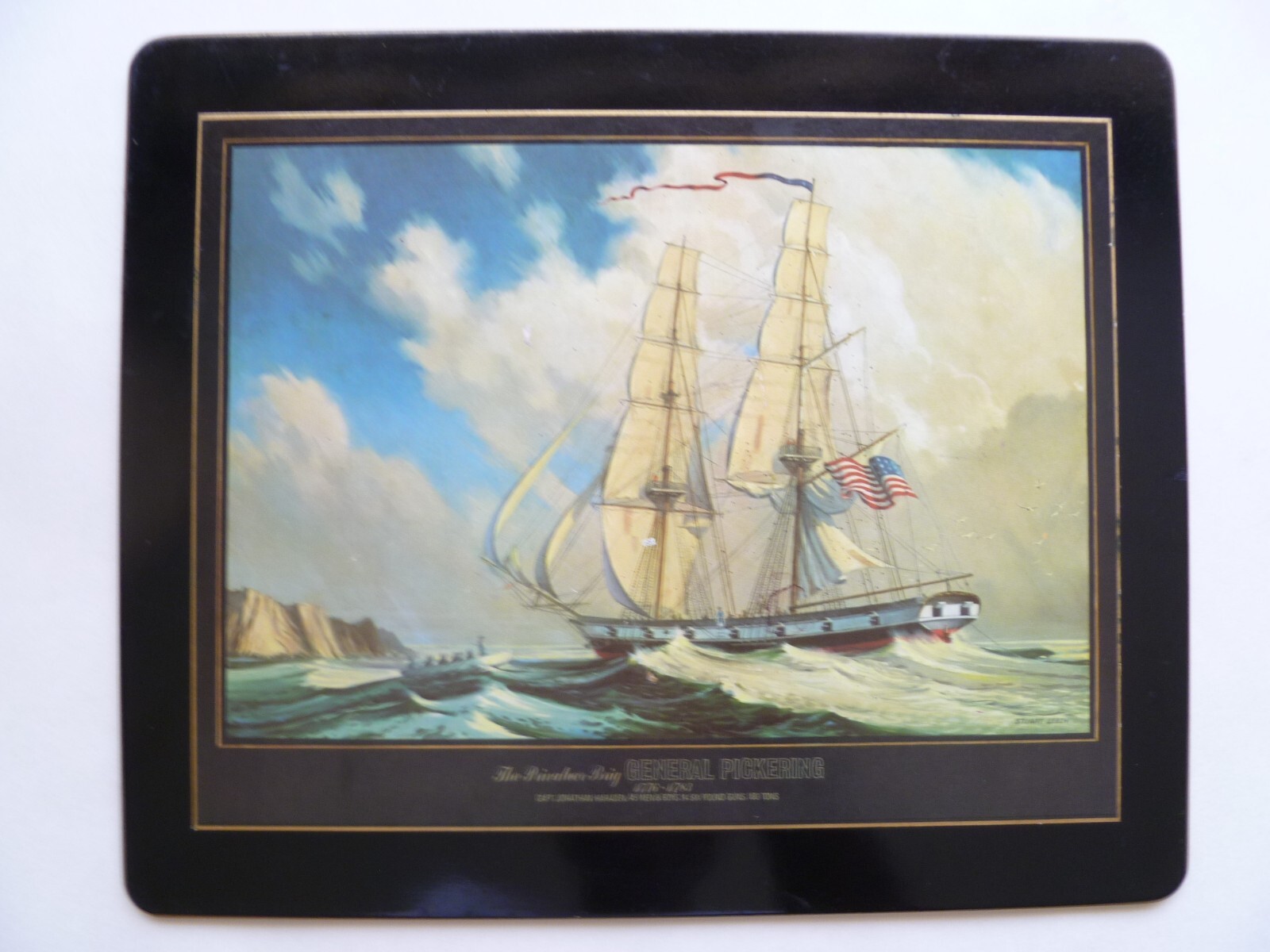 6 Vintage Stuart Leech Reproduction Prints Tall Sailing Ship Nautical ...