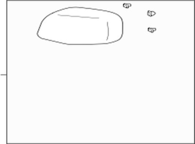 87906-30300-C0 Toyota Mirror sub-assy, outer rear view, lh 8790630300C0 ...