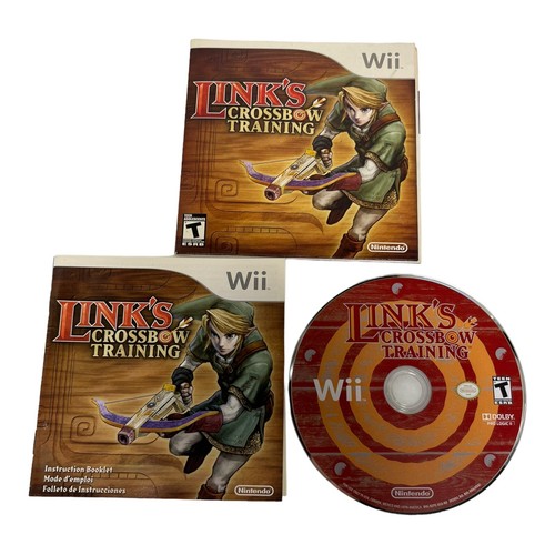 Link's Crossbow Training (Nintendo Wii, 2007) Game Disk & Case Tested ...