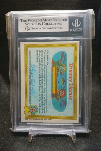 1985 Topps Garbage Pail Kids Series 1 OS1 BGS 7.5 Slobby Robbie | eBay